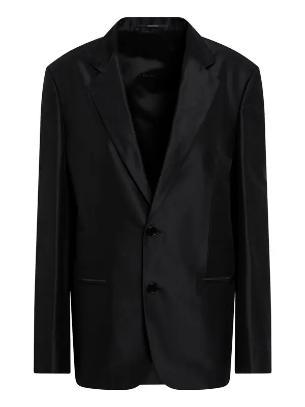 Gucci Silk Faille Jacket - Black