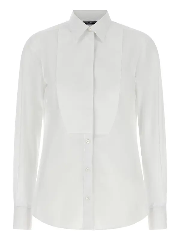 Dolce & Gabbana Tuxedo Shirt - White