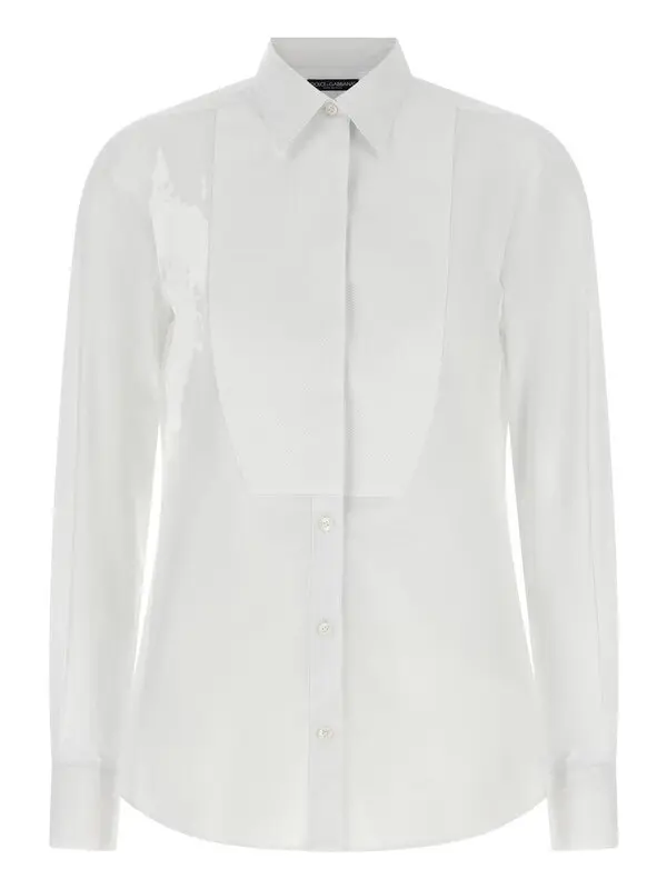 Dolce & Gabbana Tuxedo Shirt - White