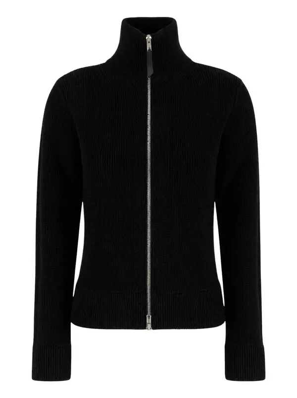 MAISON MARGIELA Ribbed Zip-up Knitwear - Multicolor
