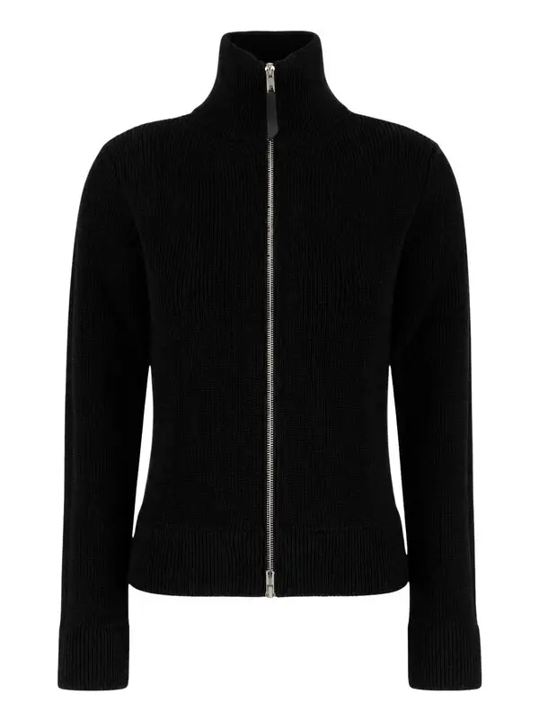 MAISON MARGIELA Ribbed Zip-up Knitwear - Multicolor