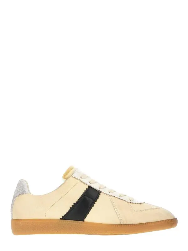 MAISON MARGIELA Lace Up Low Top Sneakers - Multicolor