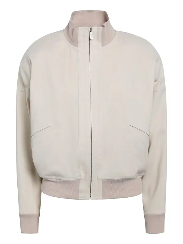 Gucci Cotton Poplin Zip Jacket - Cream