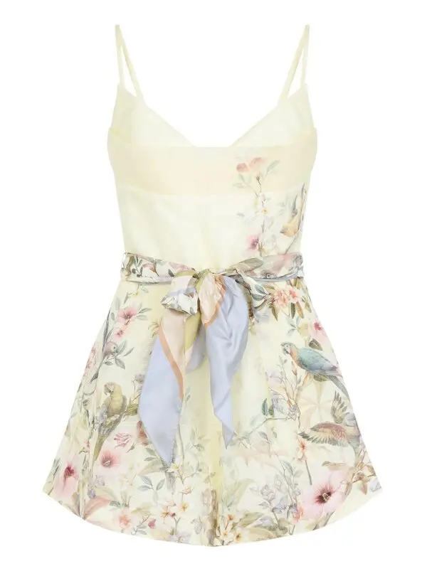 Zimmermann Rebellion Fitted Playsuit - Multicolor