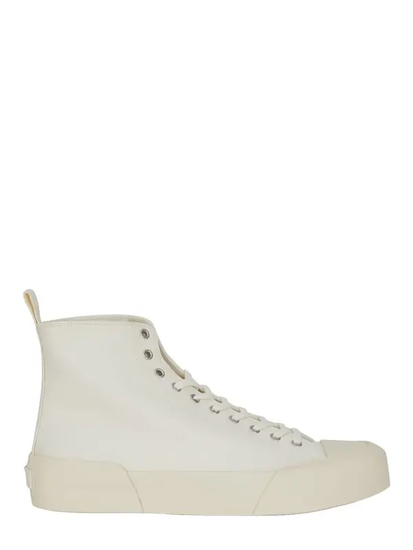 JIL SANDER High Top Lace Up Sneakers - Multicolor