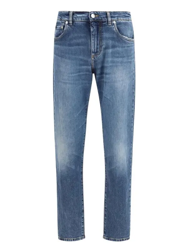 Dolce & Gabbana Straight-leg Denim Jeans - Blue