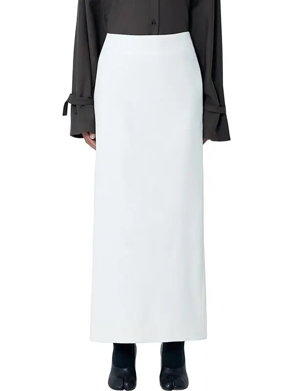 TOTEME Light Wool Skirt - White