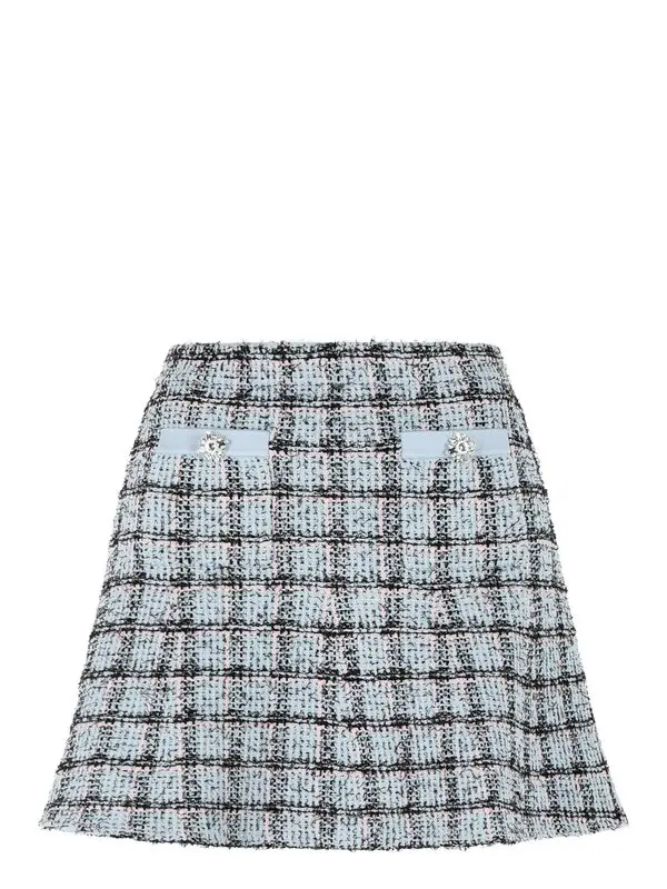 SELF-PORTRAIT Skirt - Blue