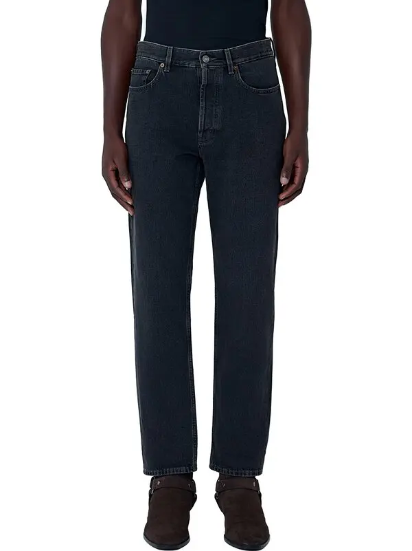 Saint Laurent Straight-leg Denim Jeans - Black