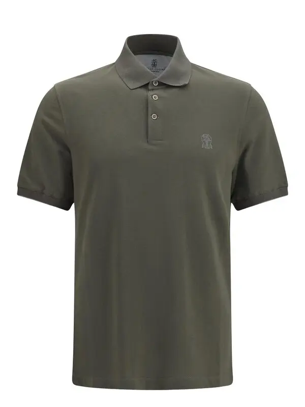 Brunello Cucinelli Cotton Polo - Green