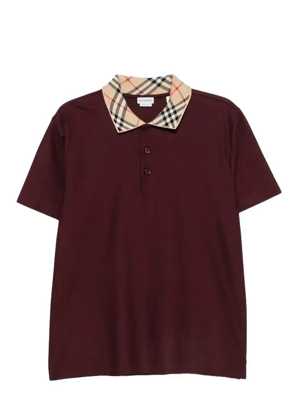 Burberry Polo Shirts - Red