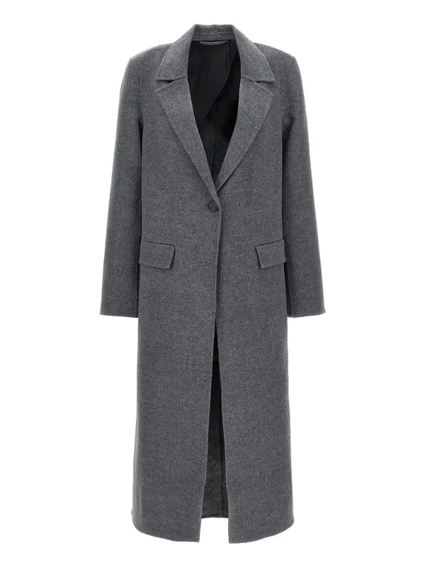 TOTEME Classic Doublé Coat - Gray