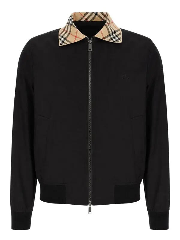 Burberry Classic Collar Zip Up Jacket - Multicolor