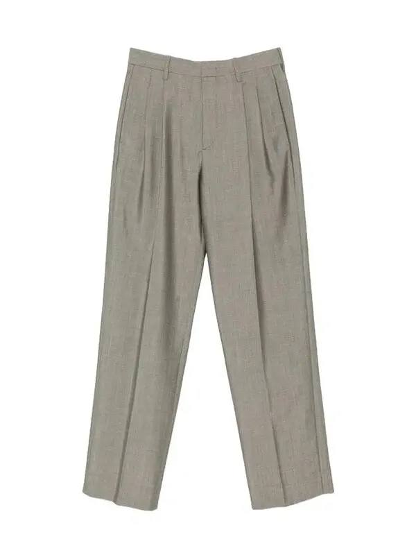 Victoria Beckham Straight Trousers - Gray