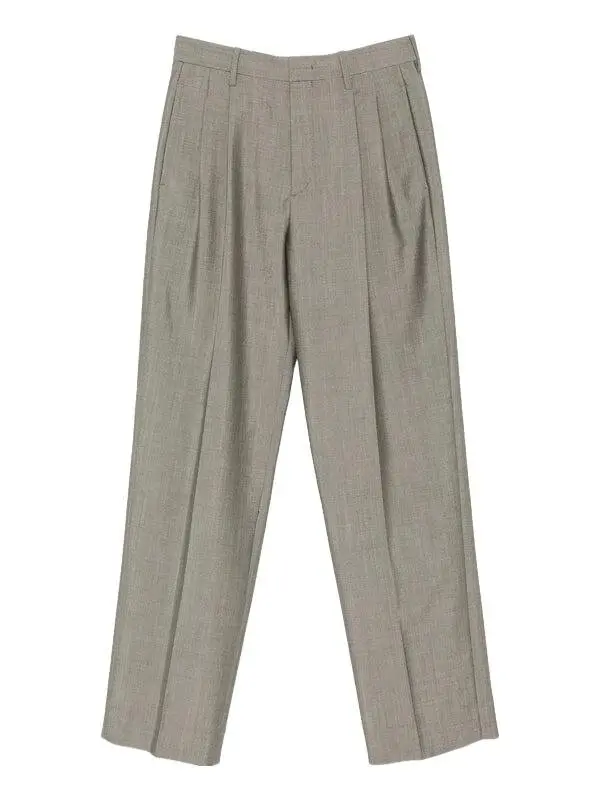Victoria Beckham Straight Trousers - Gray