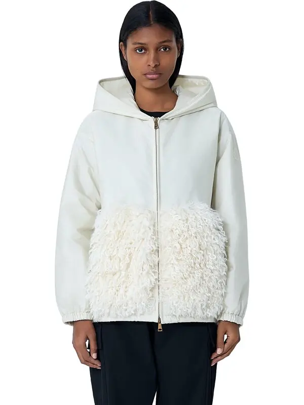 Moncler Eco Nylon Coat - White