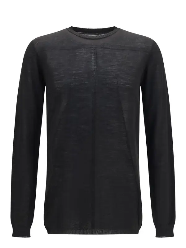 Rick Owens Biker Level Sweater - Black