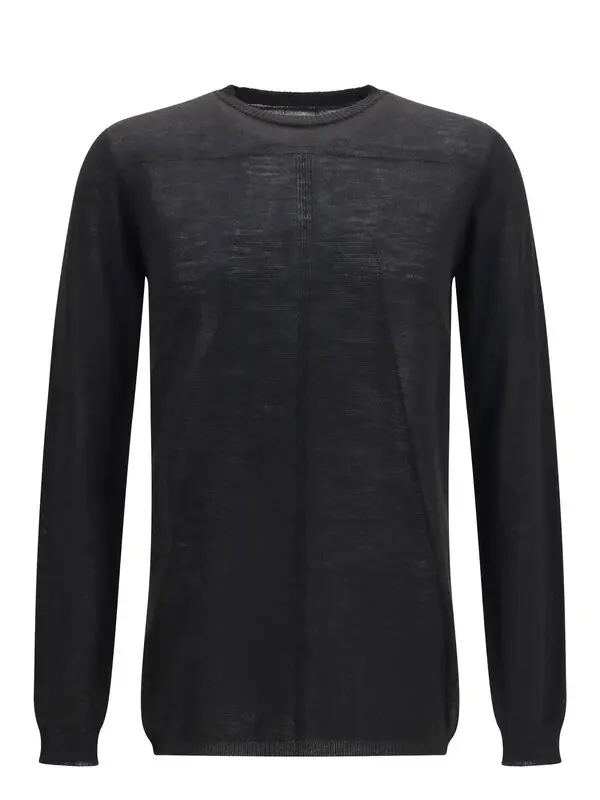 Rick Owens Biker Level Sweater - Black