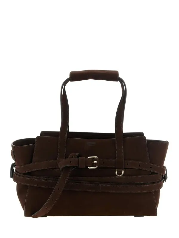Moschino Tie Me' Handbag - Brown