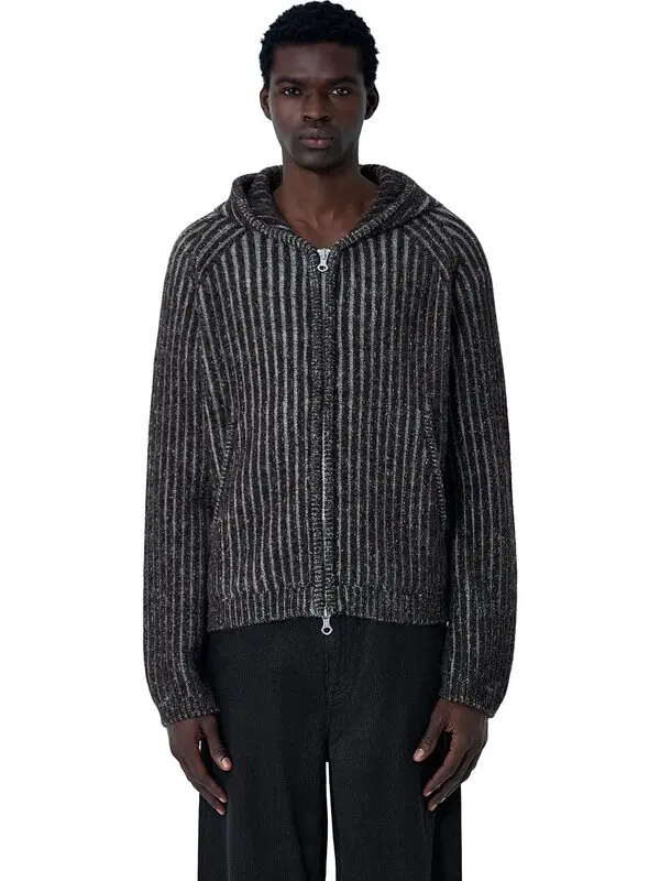 Our Legacy Level Hood Zip-up Sweatshirt - Brown