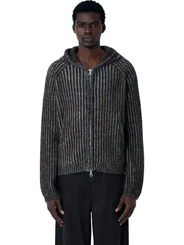 Our Legacy Hood Zip-up Sweatshirt - Brown
