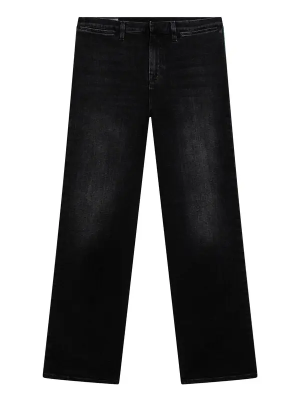 Gucci Straight-leg Stretch Cotton Denim Jeans - Black