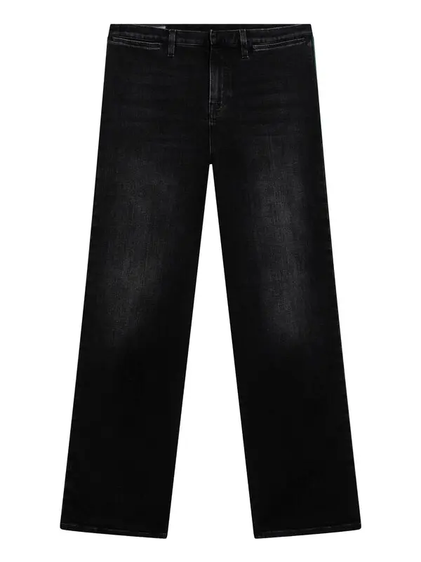 Gucci Straight-leg Stretch Cotton Denim Jeans - Black