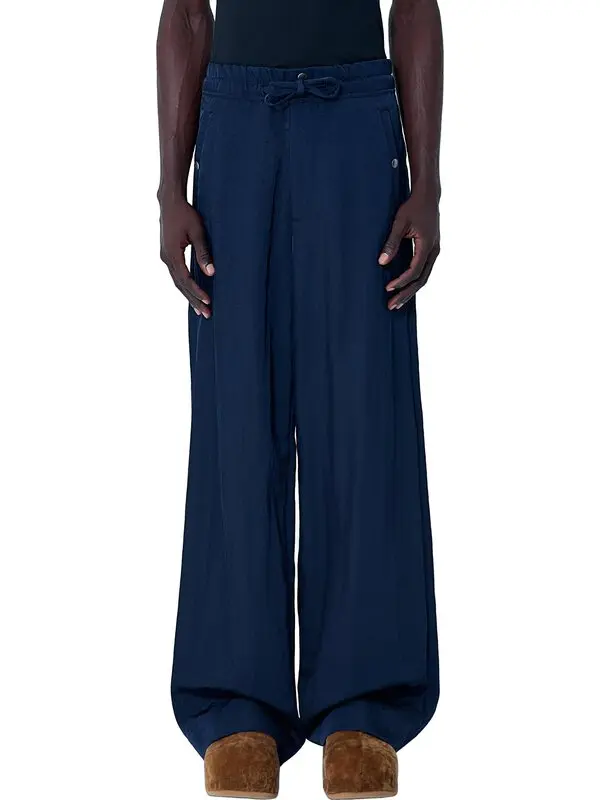 Dries Van Noten Drawstring Pants - Blue