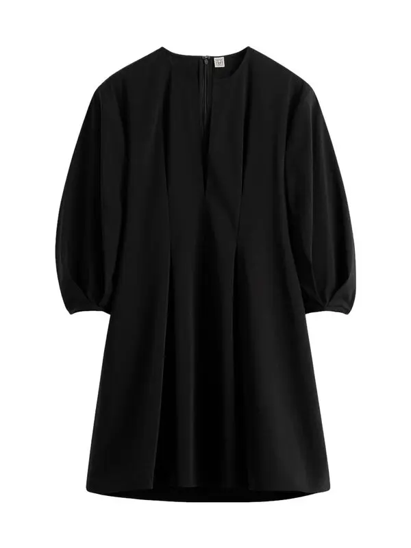 TOTEME Baloon Sleeve Cotton Dress - Multicolor