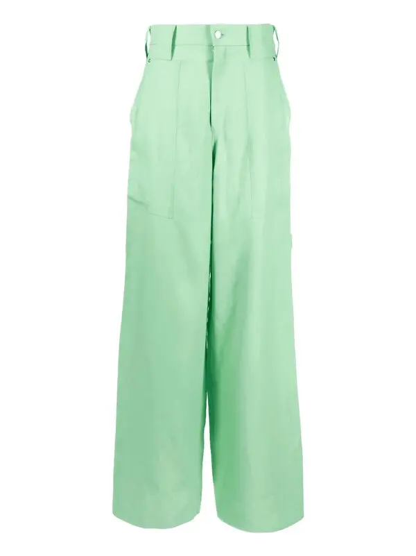 Stella McCartney Wide-leg Trousers - Green