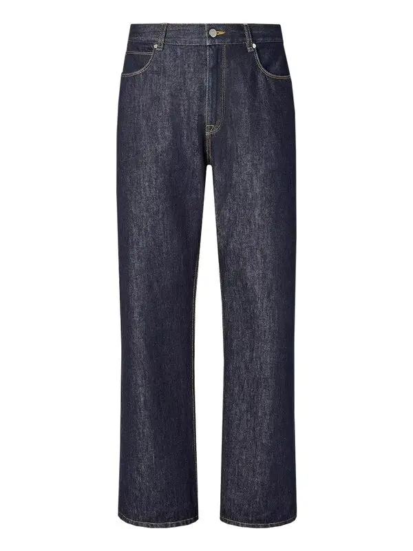 Fendi Dark Five-pocket Jeans - Blue