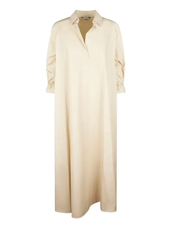 Max Mara Cotton Chemisier Dress - Multicolor