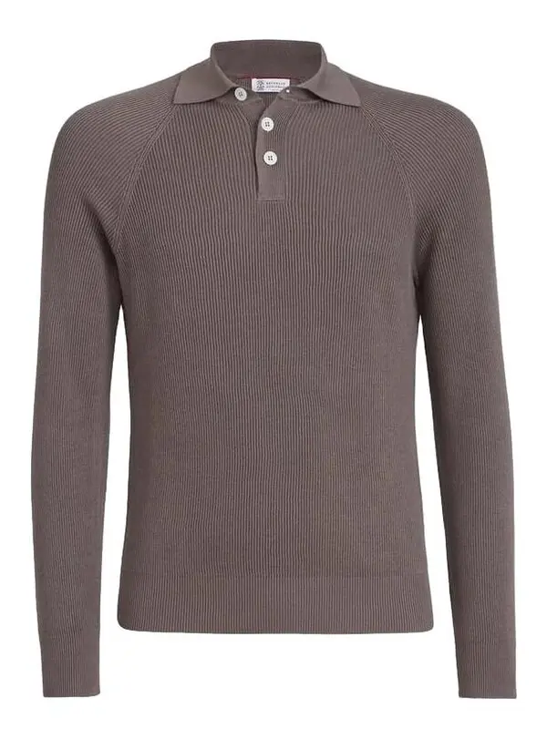 Brunello Cucinelli Polo Shirts - Brown