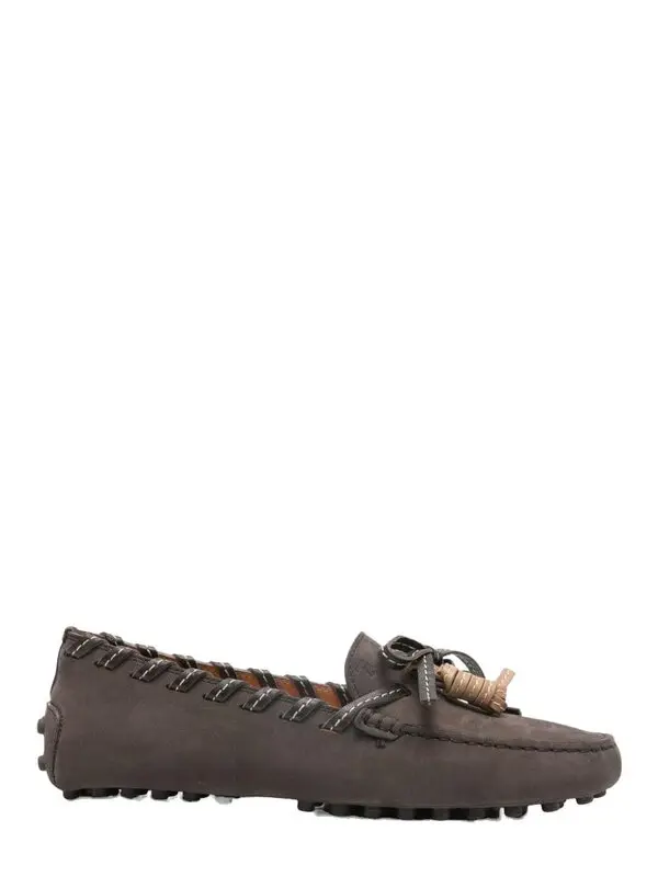 TOD'S Gommino Suede Leather Loafers - Multicolor