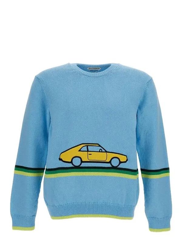 JW Anderson Striped Sweater - Blue