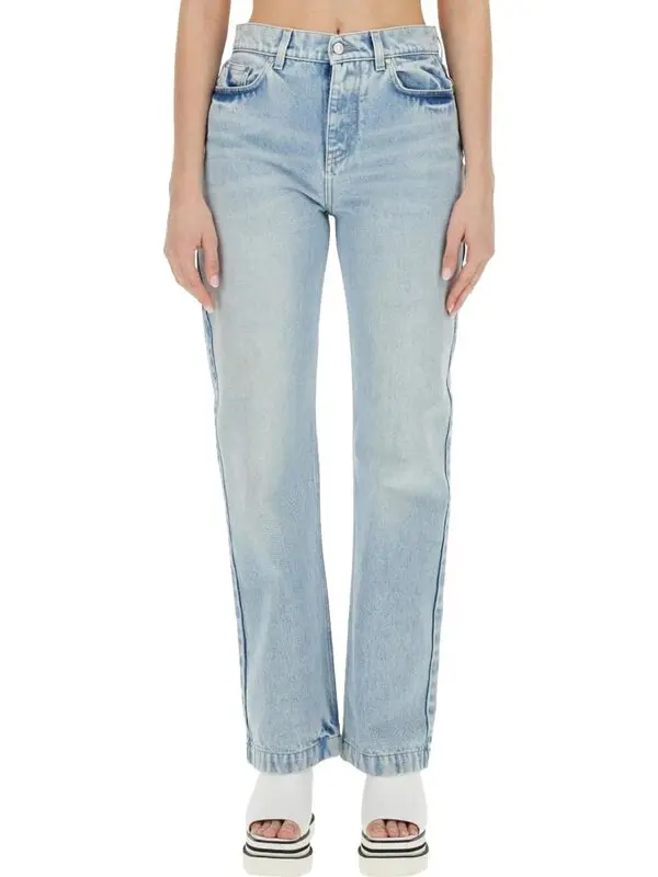 Stella McCartney Straight Leg Denim Trousers - Blue
