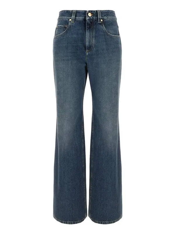 Brunello Cucinelli Straight Leg Jeans - Multicolor