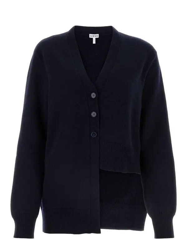 Loewe Cashmere Cardigan - Blue