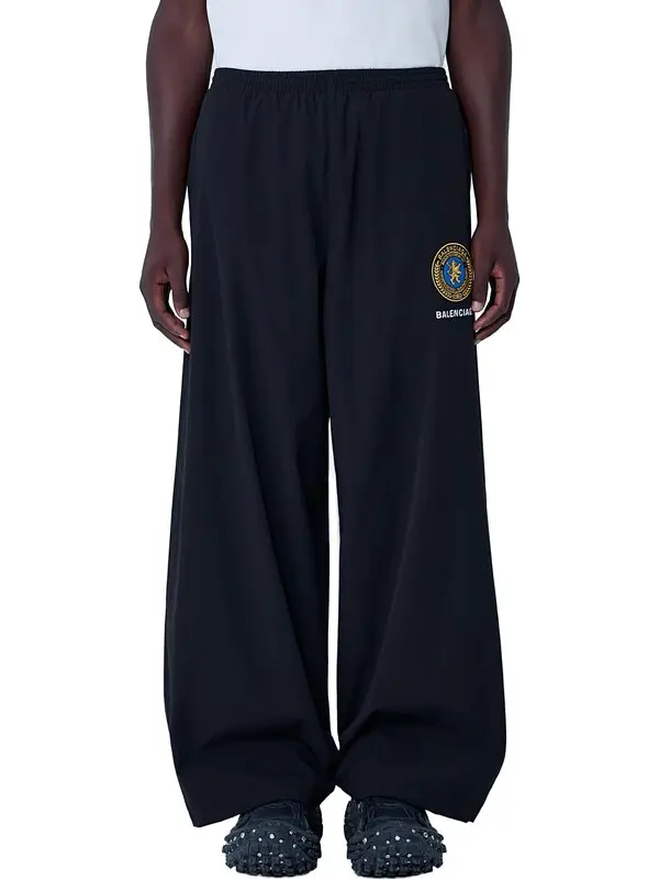 Balenciaga Logo Motif Track Pants - Black