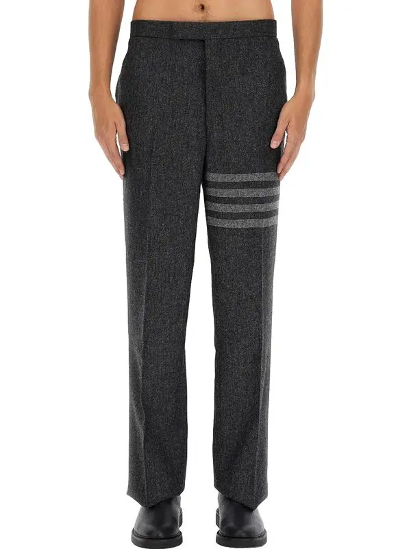 Thom Browne Tweed Pants - Gray