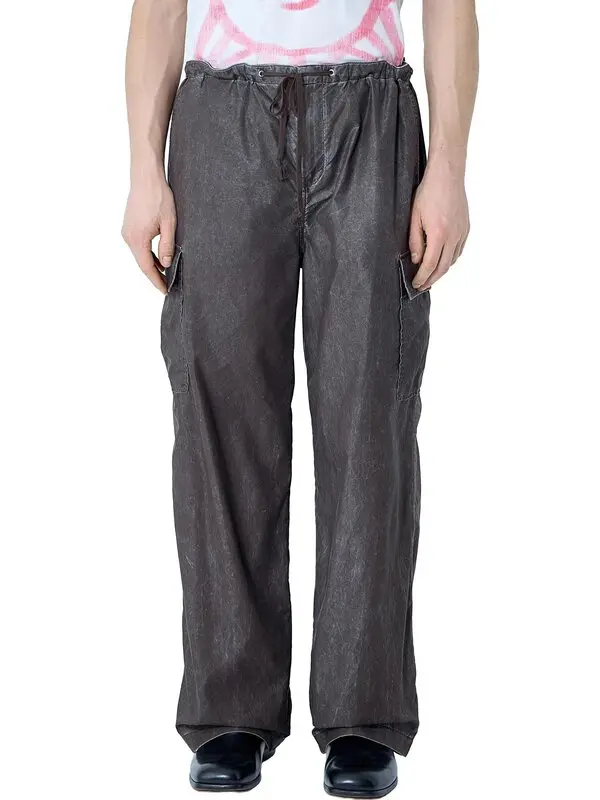 Our Legacy Way Coated Pants - Brown