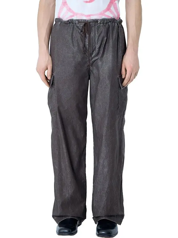 Our Legacy Way Coated Pants - Brown