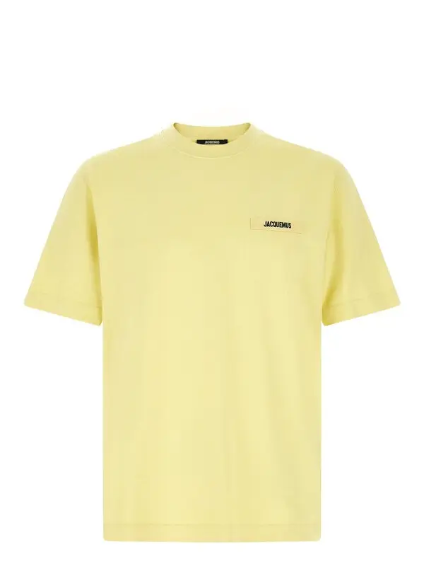 Jacquemus Le T-shirt Gros-grain' T-shirt - Yellow