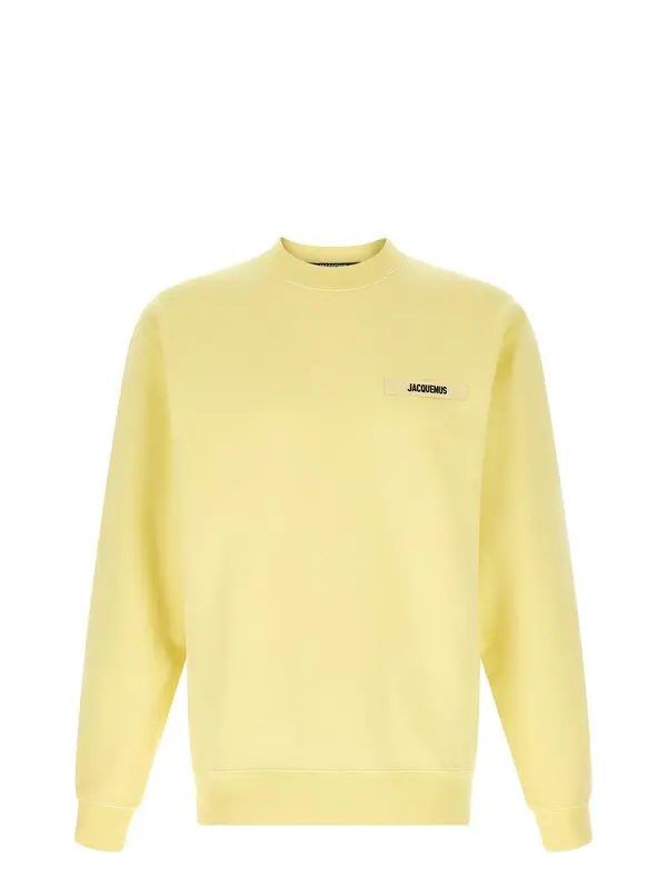 Jacquemus Le Sweatshirt Gros Grain' Sweatshirt - Yellow