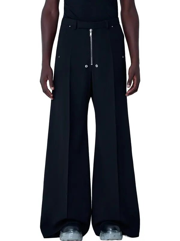 Rick Owens Tailored Wide Bela Pants - Black