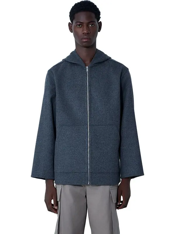 Bottega Veneta Double Face Wool Hooded Jacket - Multicolor