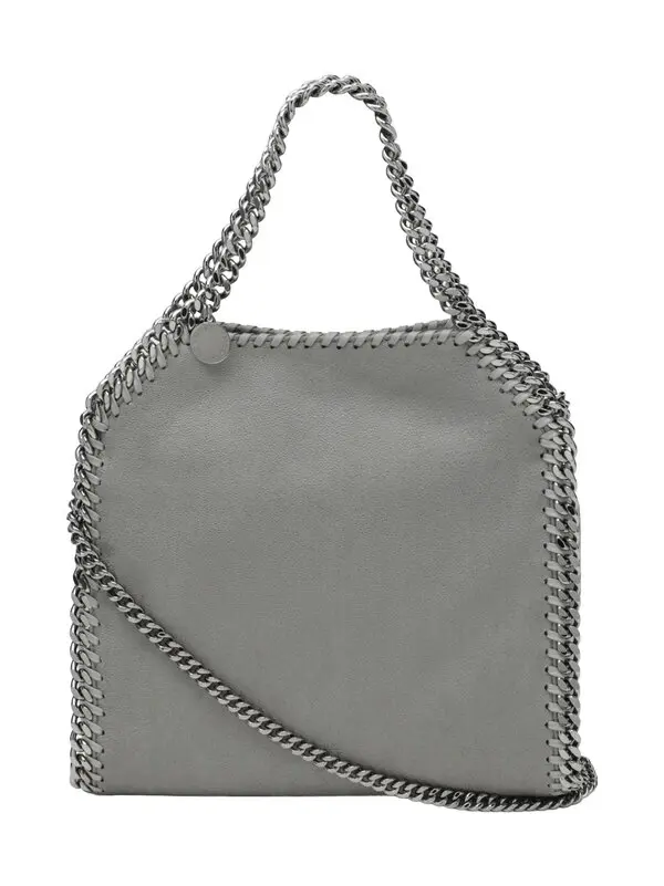 Stella McCartney Mini Falabella Tote Bag In Light Grey - Gray