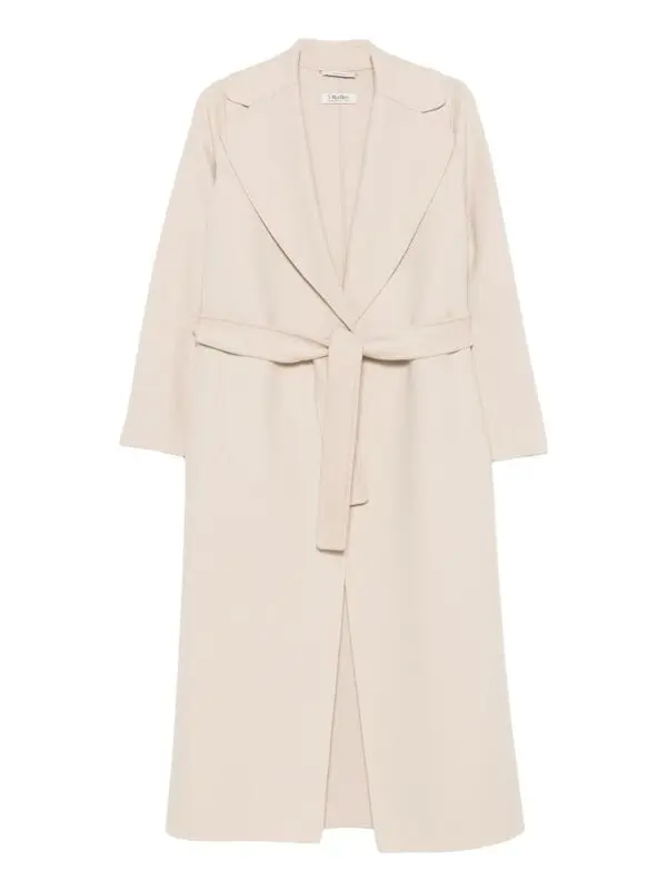 Max Mara Wool Long Coat - Multicolor