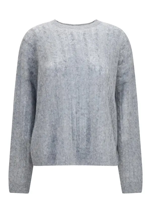 LISA YANG Amabel Cashmere And Silk Sweater - Gray
