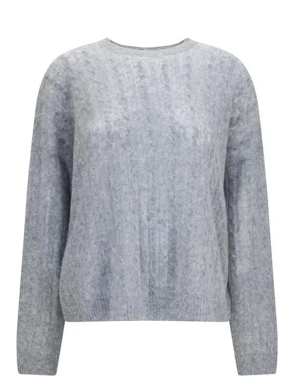 LISA YANG Amabel Cashmere And Silk Sweater - Gray